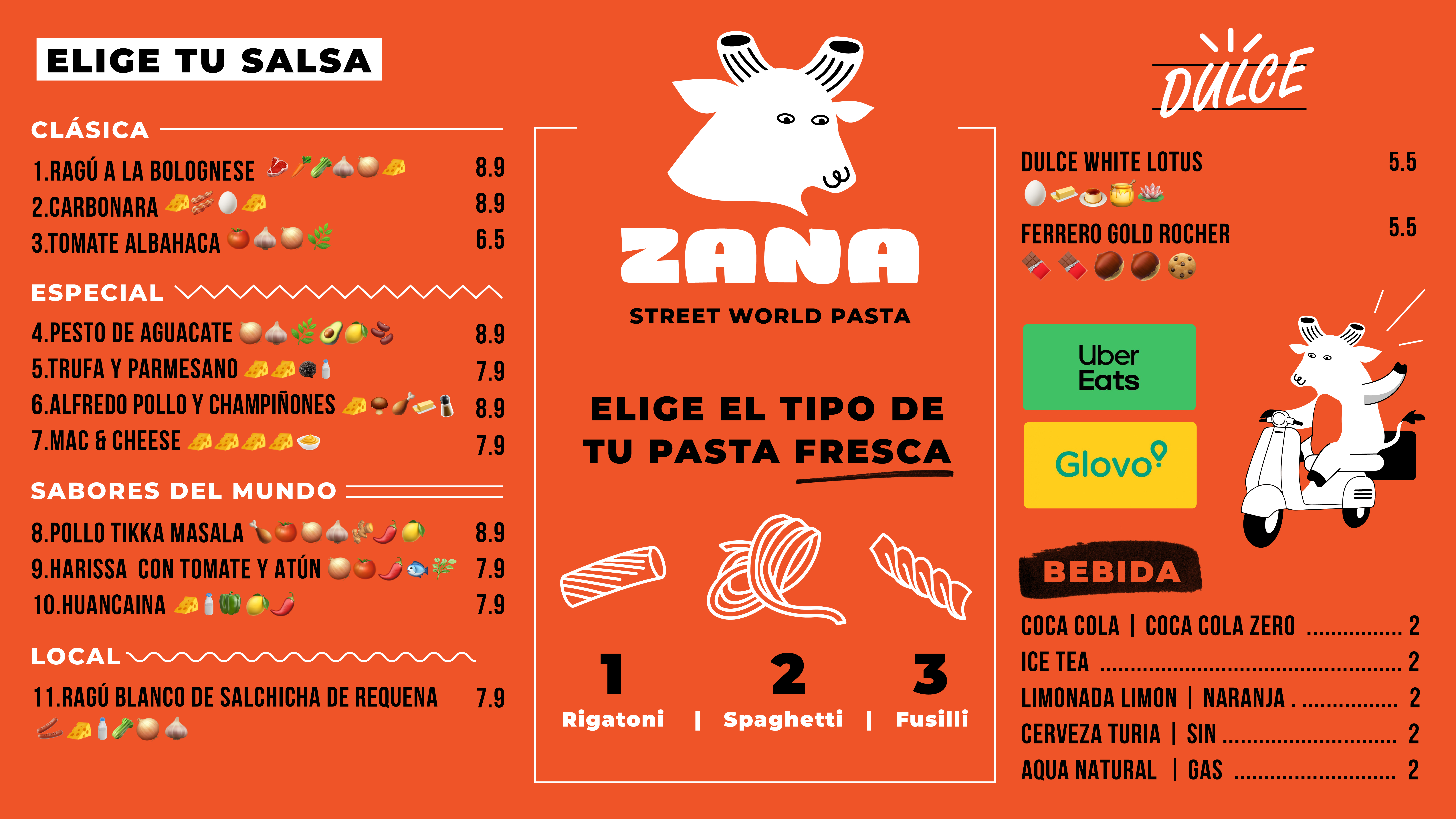 Zana Street world Pasta Website